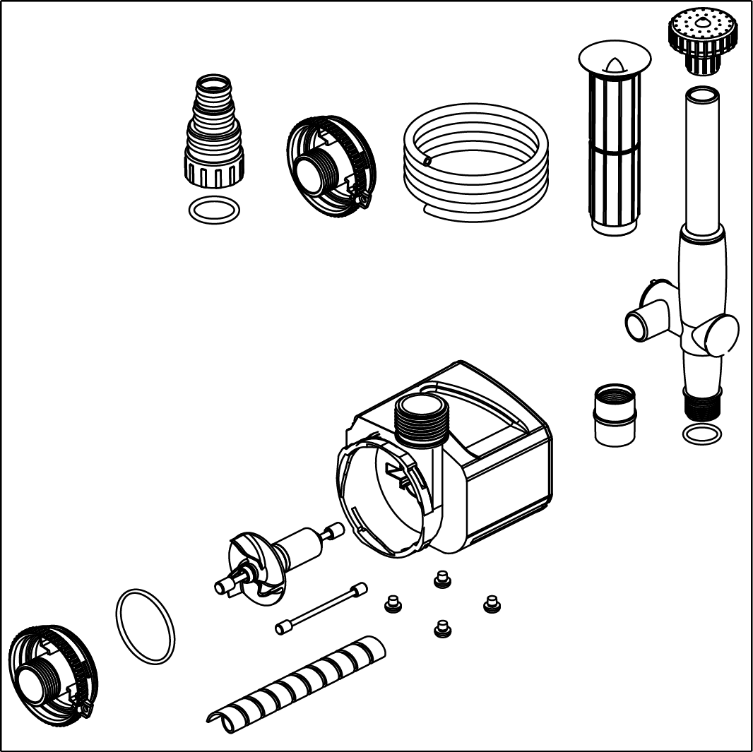 SICCE MULTI 2500 pompe multifonction 2450L/H